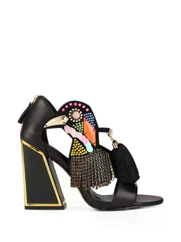 KAT MACONIE Aya Embellished Tassel Sandals