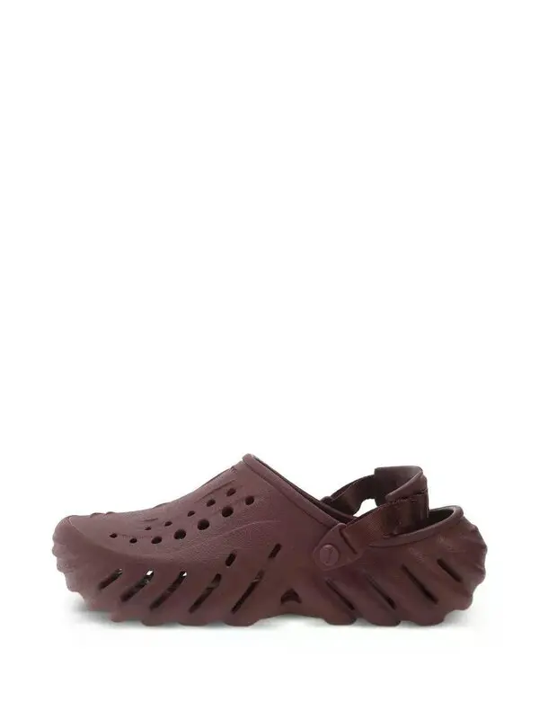 CROCS Echo Perforated Clogs - Red