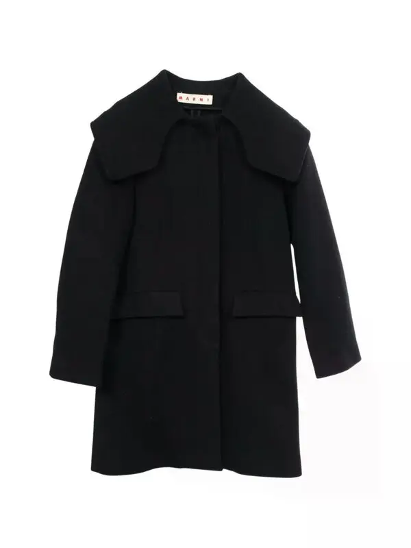 Marni 2010s Sailor-collar Coat - Black