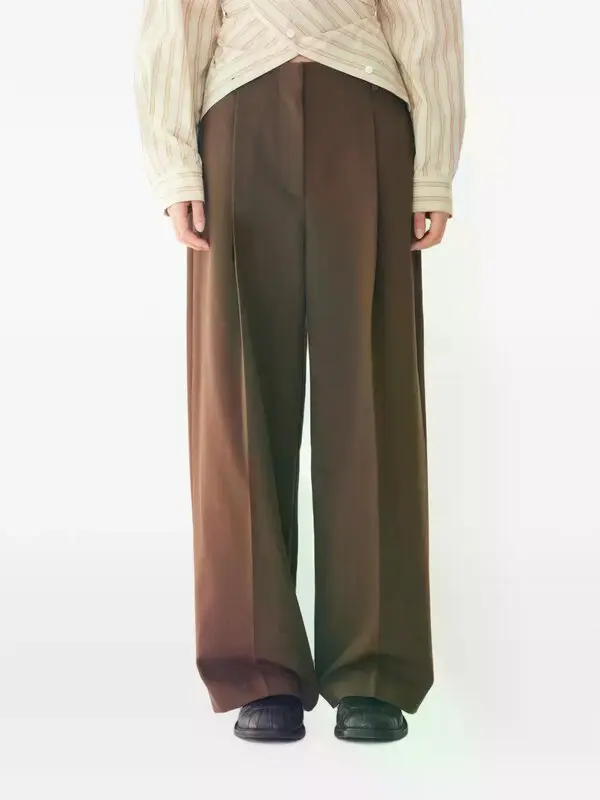 STUDIO TOMBOY Pleated Wide-leg Trousers