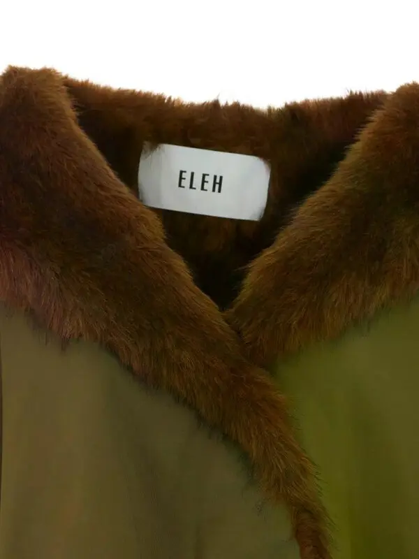 ELEH Faux-fur Trim Hooded Jacket