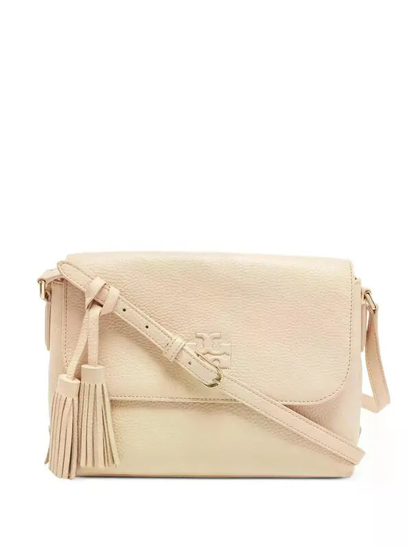 Tory Burch Thea Pebble-grain Shoulder Bag - Neutrals