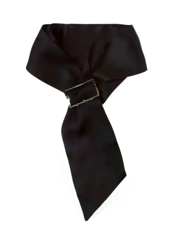 YELLOWSWALLOW Embellished Silk Scarf
