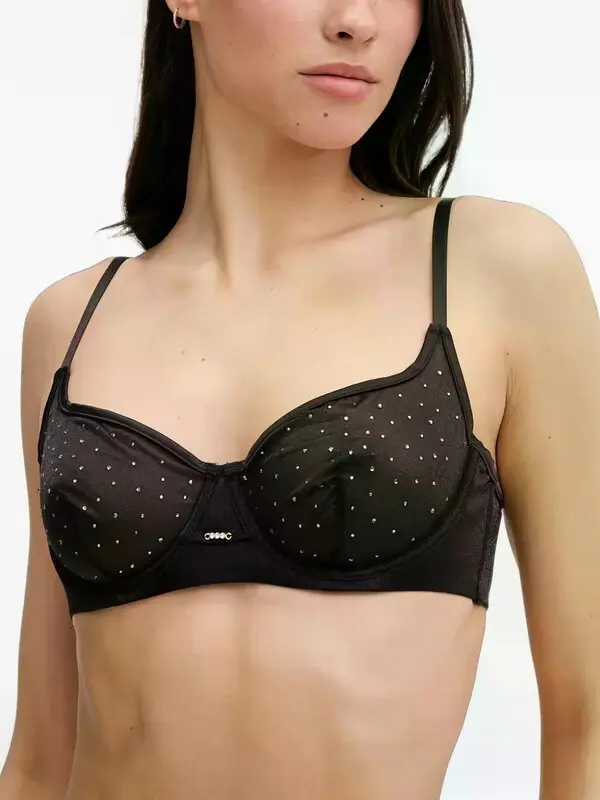 Guess Rhinestone-embellished Underwired Bra