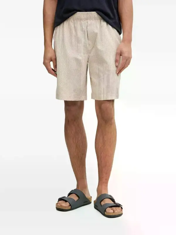 Guess Dobby Seersucker Striped Shorts