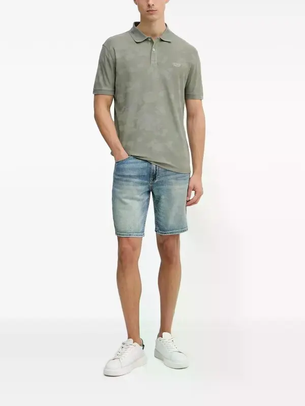 Guess Floral-print Polo Shirt