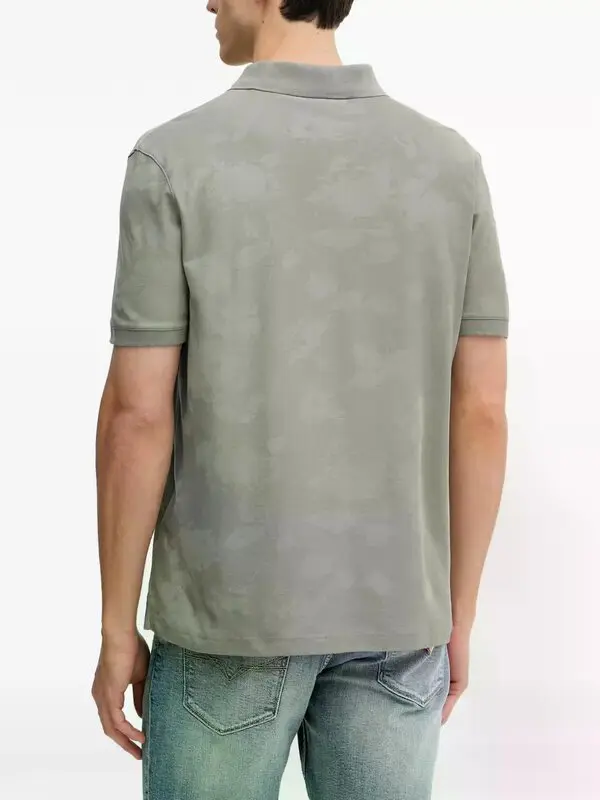 Guess Floral-print Polo Shirt