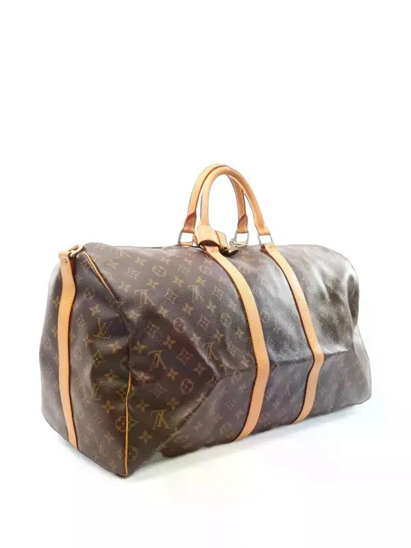 LOUIS VUITTON Monogram Keepall 55 Luggage Bag