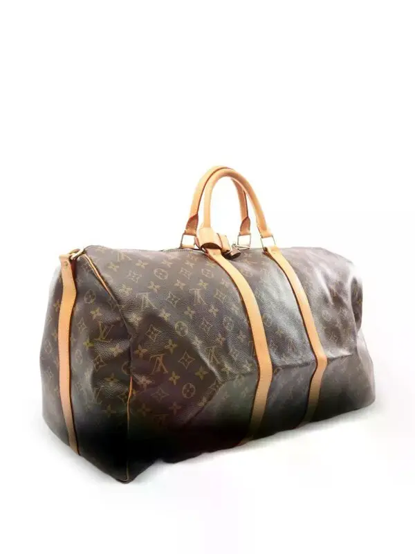 LOUIS VUITTON Monogram Keepall 55 Luggage Bag