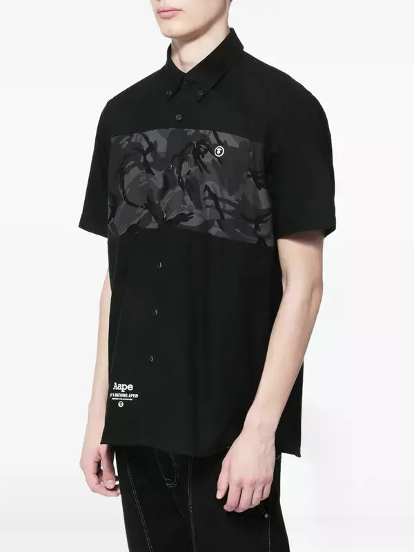 AAPE BY *A BATHING APE Camo-panel Shirt