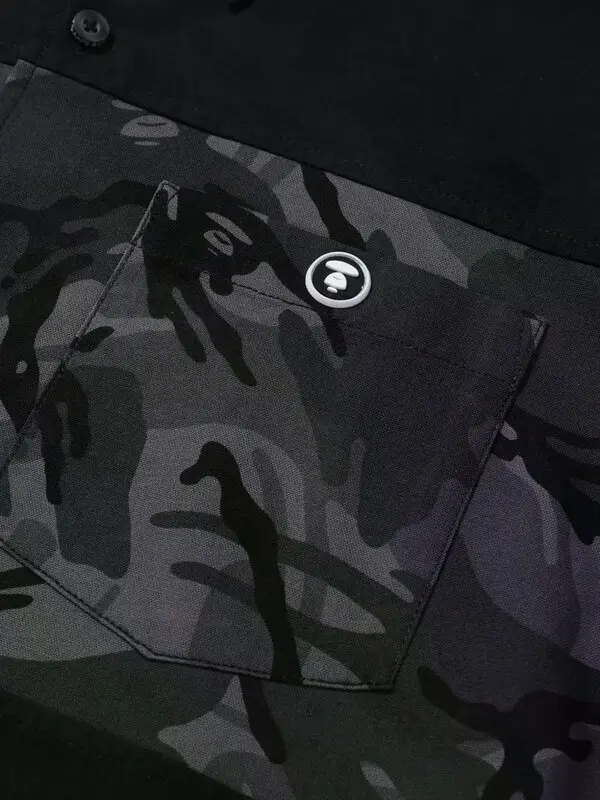 AAPE BY *A BATHING APE Camo-panel Shirt
