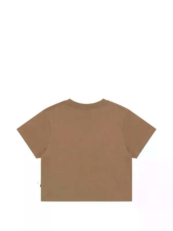 A BATHING APE Baby Milo Graphic-print Cropped T-shirt