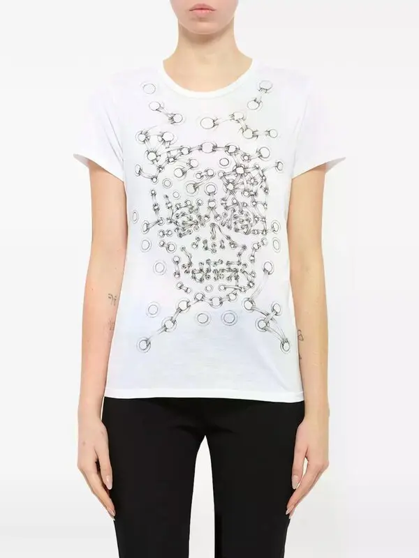 Alexander McQueen Skull-print Short-sleeve T-shirt