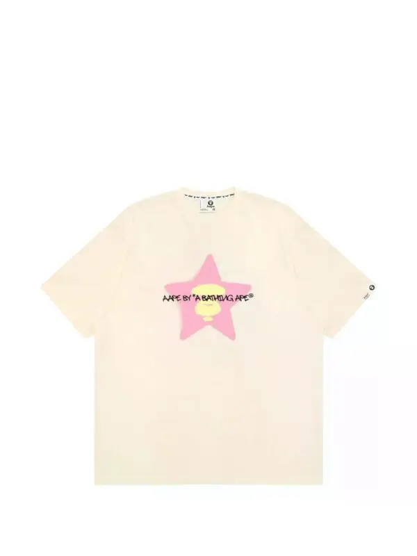 AAPE BY *A BATHING APE Aapeunvs Moonface Graphic-print T-shirt