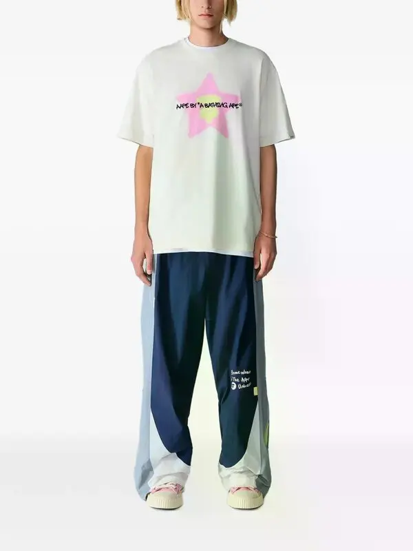 AAPE BY *A BATHING APE Aapeunvs Moonface Graphic-print T-shirt