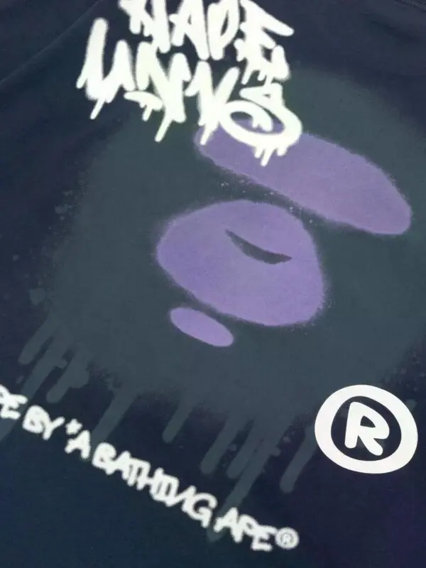 AAPE BY *A BATHING APE Aapeunvs Moonface Graphic-print T-shirt