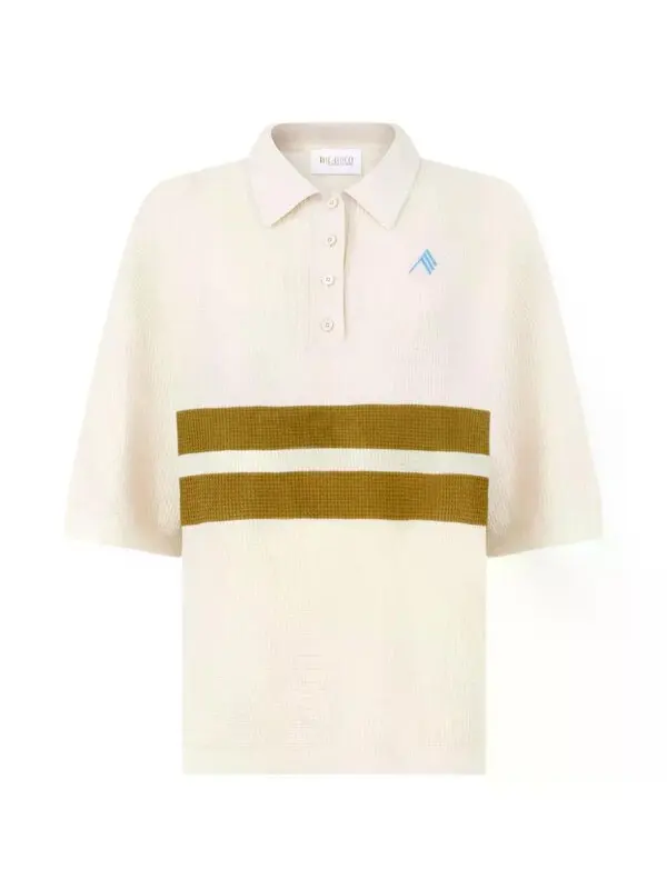 Attico Light-yellow And Dark-brown T-shirt - Neutrals