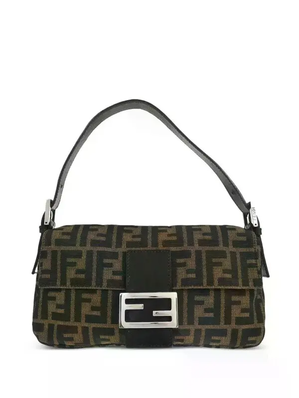 Fendi 2000 Baguette Zucca Shoulder Bag