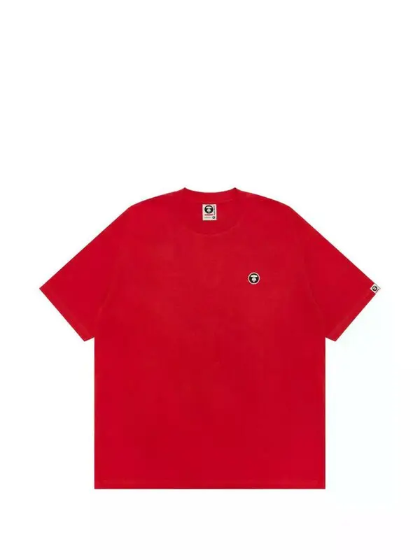 AAPE BY *A BATHING APE Aapenow Moonface Logo T-shirt - Red
