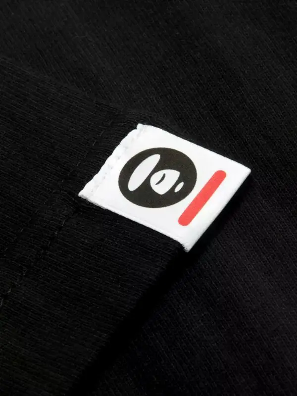AAPE BY *A BATHING APE Aapenow Moonface Logo-patch T-shirt