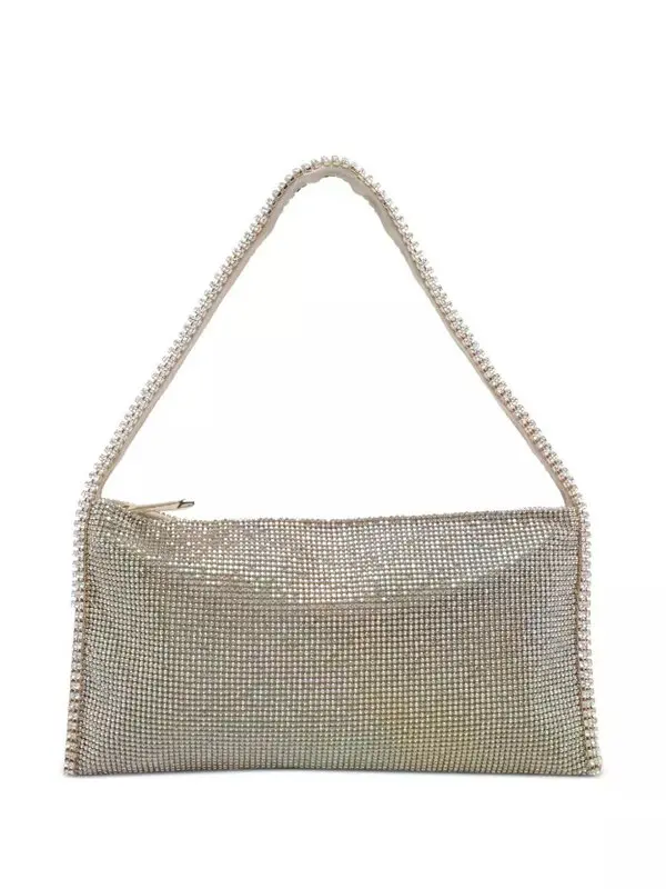 Benedetta Bruzziches Embellished Mesh Shoulder Bag - Silver