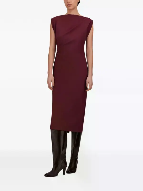 Herno Draped Midi Dress