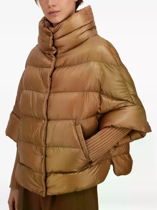 Herno High-neck Quilted Cape