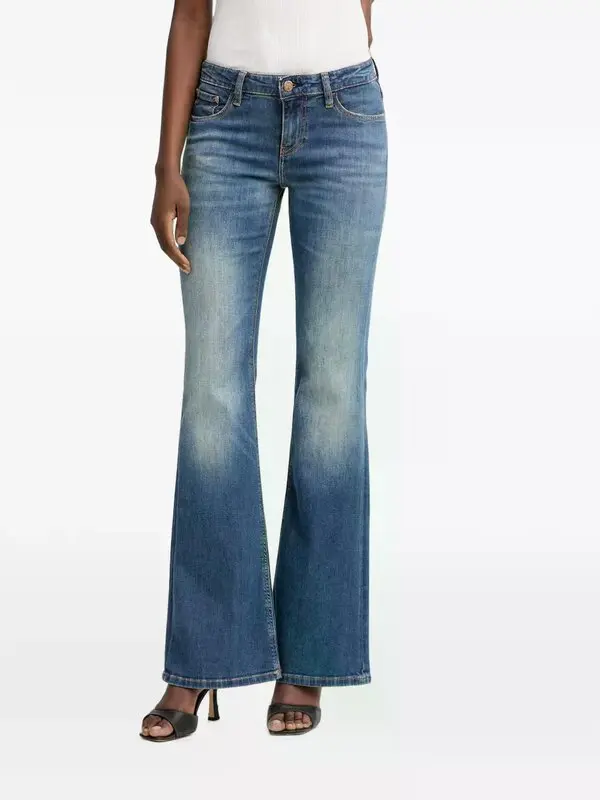 Guess Low-rise Bootcut Jeans - Blue