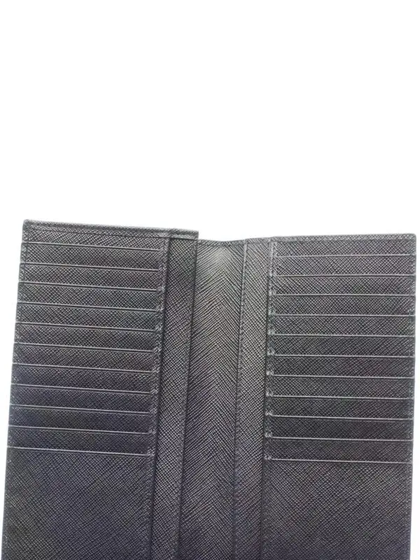 Prada 2010s Saffiano Leather Bi-fold Long Wallet