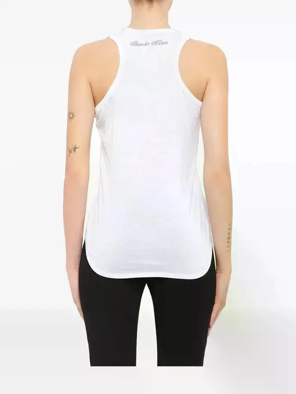 Alexander McQueen Pom Skull-printed Tank Top