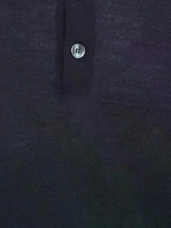 Zegna Cashseta Long-sleeve Polo Shirt
