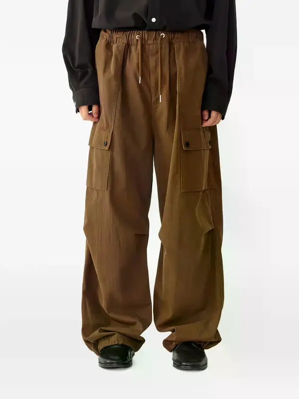 STUDIO TOMBOY Drawstring-waist Cargo Trousers