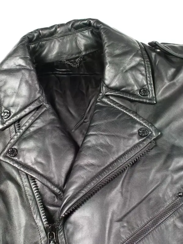 LOUIS VUITTON Leather Biker Jacket