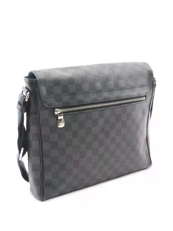 LOUIS VUITTON District Damier Graphite Shoulder Bag - Grey