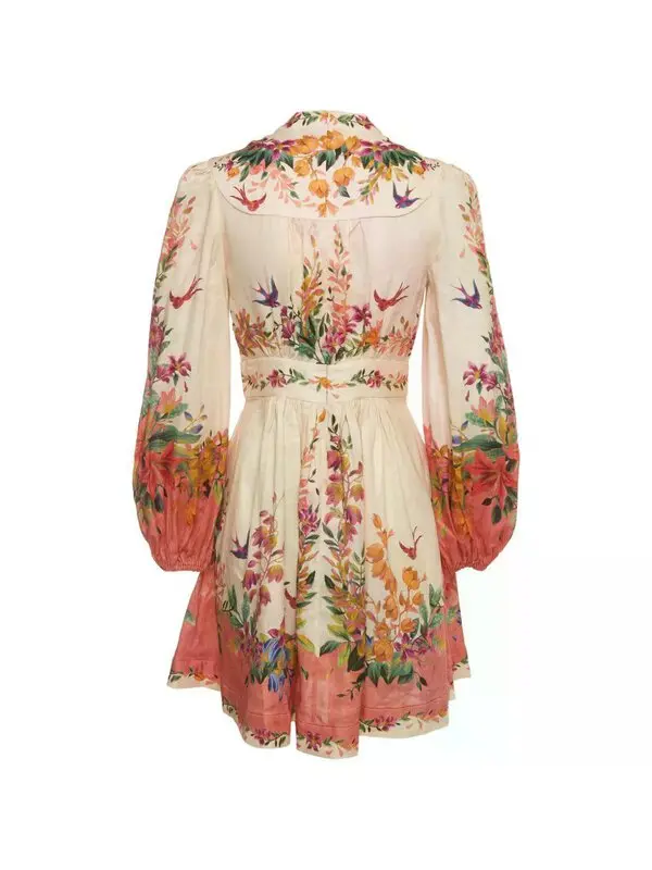 Zimmermann Tropicana Floral-print Mini Dress