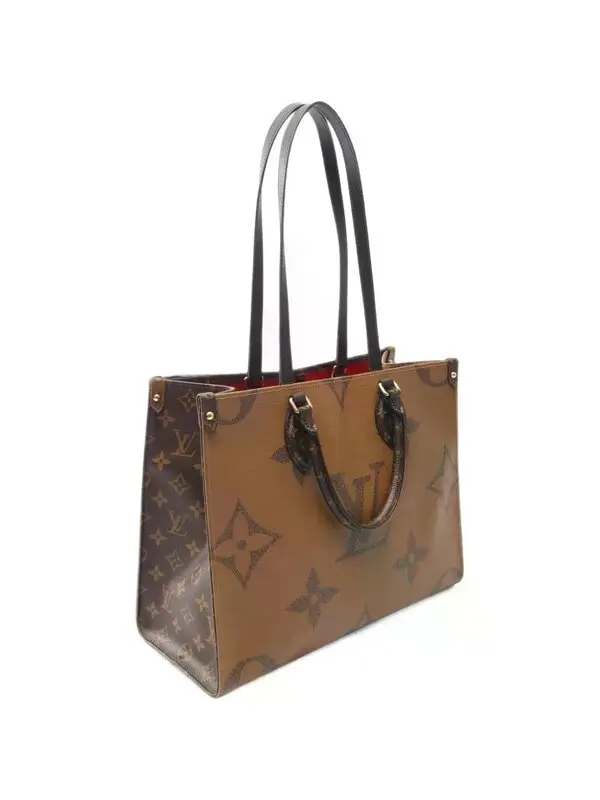LOUIS VUITTON 2020 Gm On The Go Monogram Giant Reverse Tote Bag