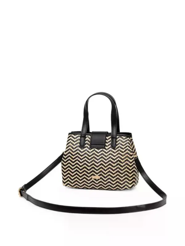 MORGAN Zigzag-woven Tote Bag