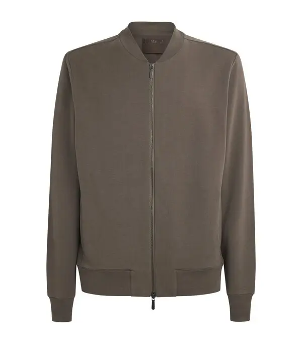 Zimmerli Winter Lounge Zip-up Jacket - Brown