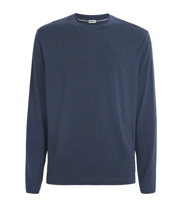 Zimmerli Lyocell-blend Soft Lounge Long-sleeve T-shirt