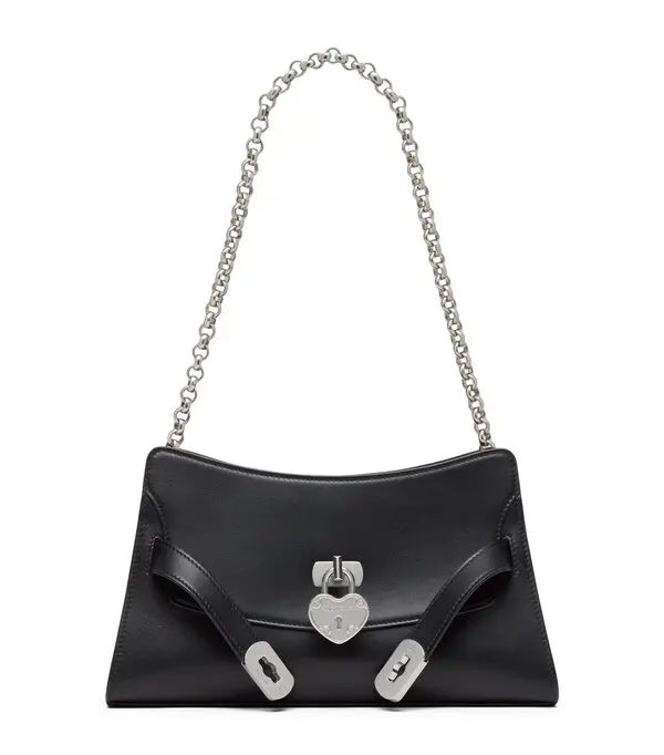 Alexander McQueen Mini Leather Locke Shoulder Bag