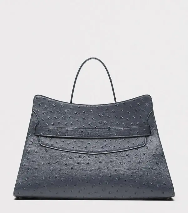 Alexander McQueen Calfskin Locke Top-handle Bag - Black