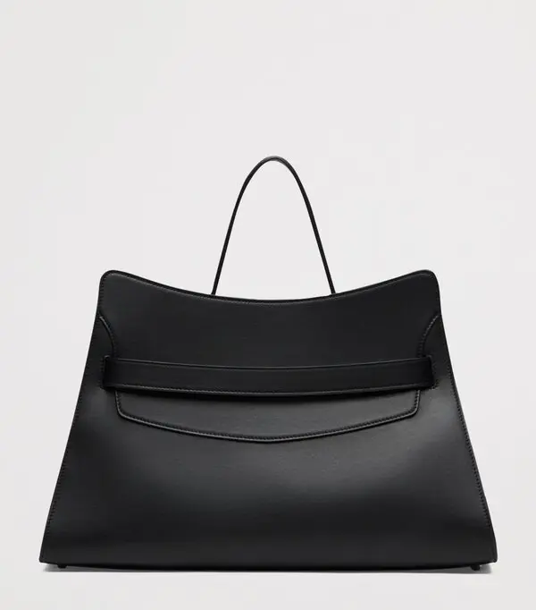 Alexander McQueen Calfskin Locke Top-handle Bag - Black