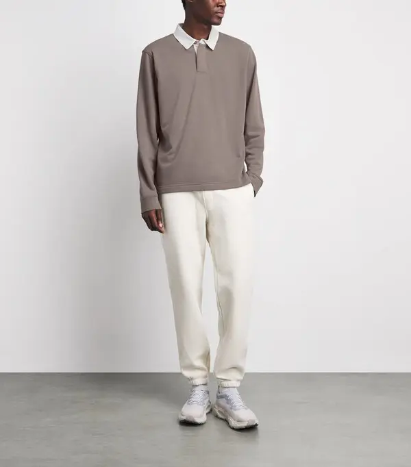 Vuori French Terry Cypress Rugby Shirt - Brown