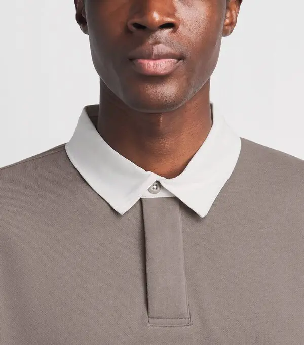Vuori French Terry Cypress Rugby Shirt - Brown
