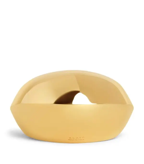 Alaïa Aluminium Dome Cuff Bracelet - Gold