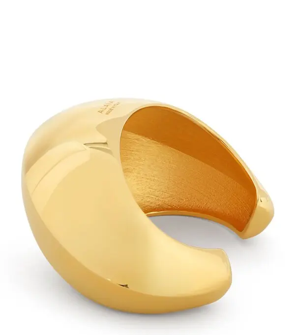 Alaïa Aluminium Dome Cuff Bracelet - Gold