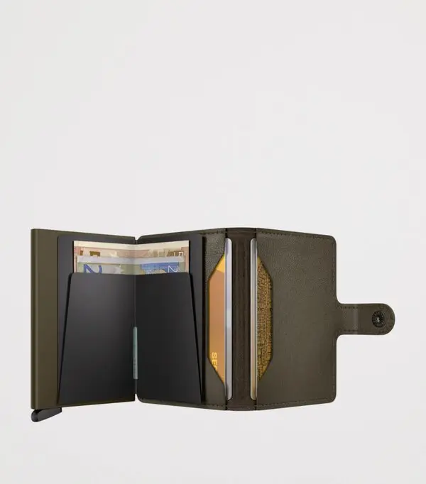 SECRID Leather Embossed Lines Miniwallet