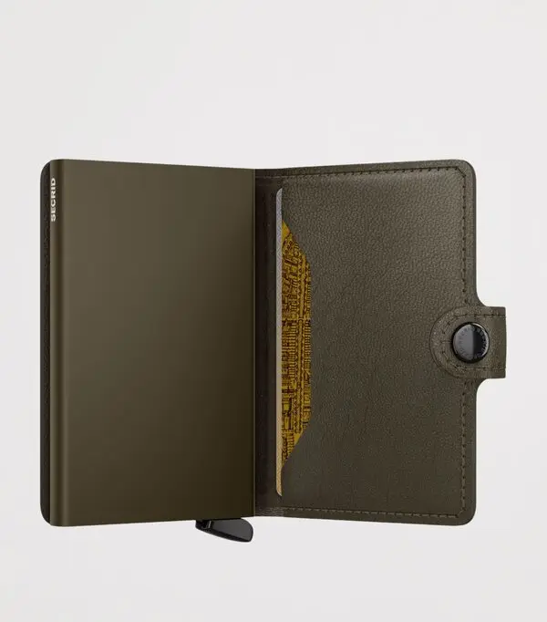 SECRID Leather Embossed Lines Miniwallet