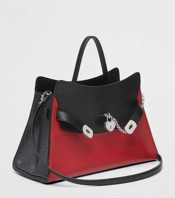 Alexander McQueen Leather Locke Top-handle Bag