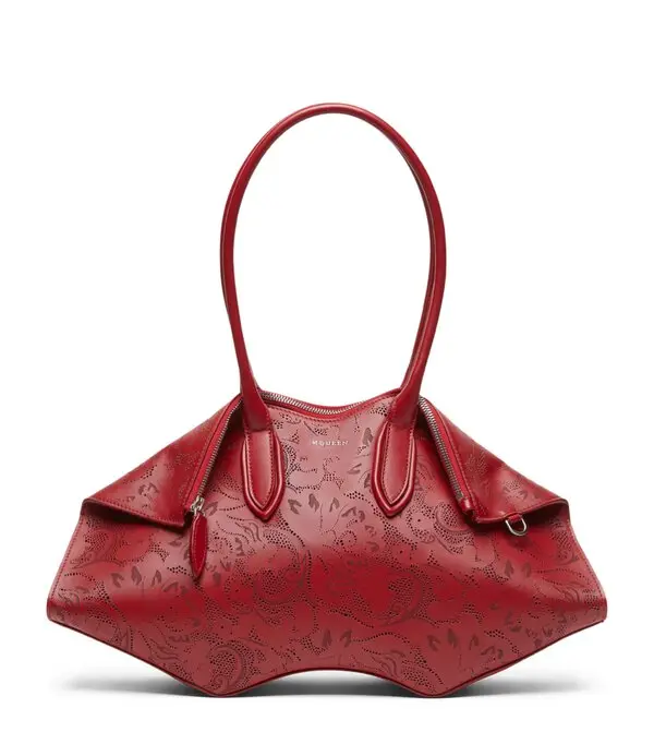 Alexander McQueen Leather Manta Top-handle Bag